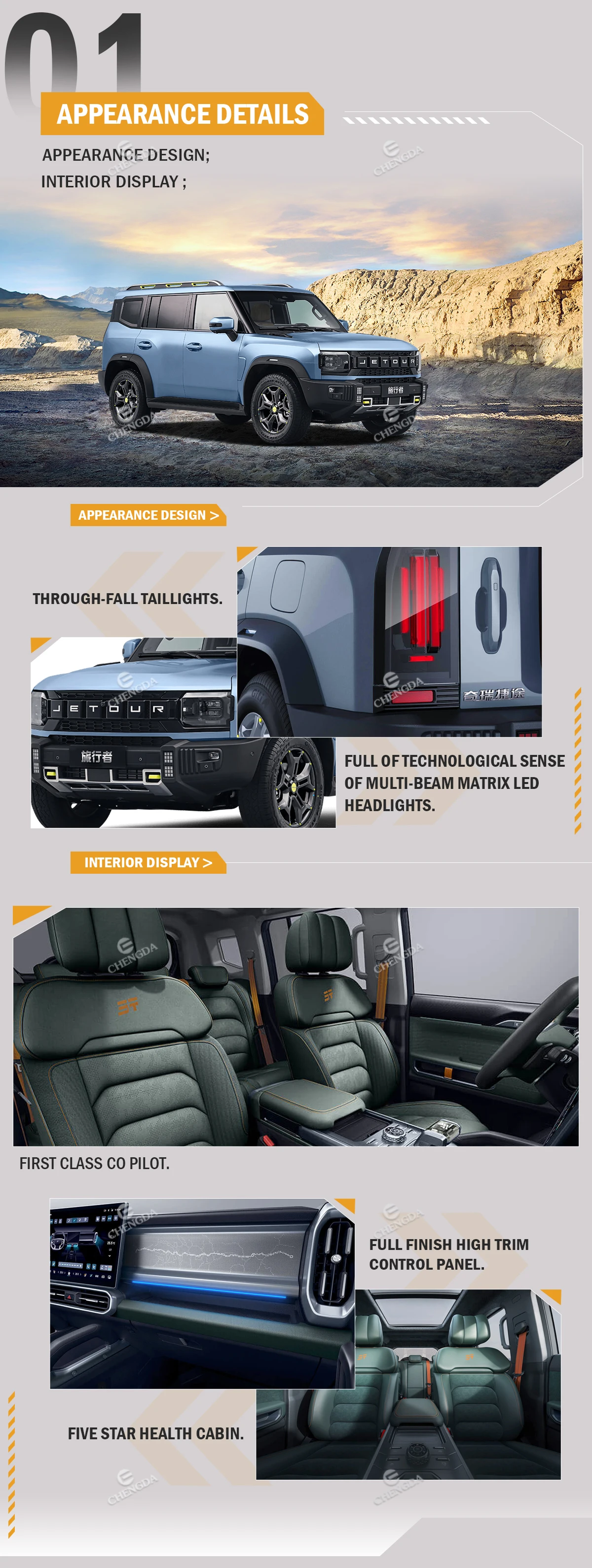 2024 Jetour Traveler 4WD SUV Right Hand Drive - New Compact Luxury SUV ...