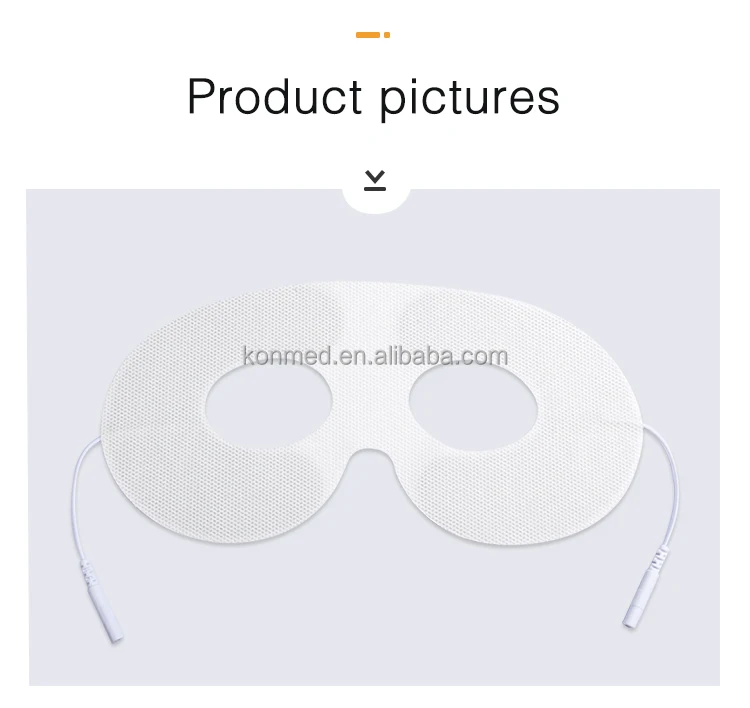 Dual Channel Adhesive Electrode Eyes Pads Tens Unit Muscle Stimulator ...