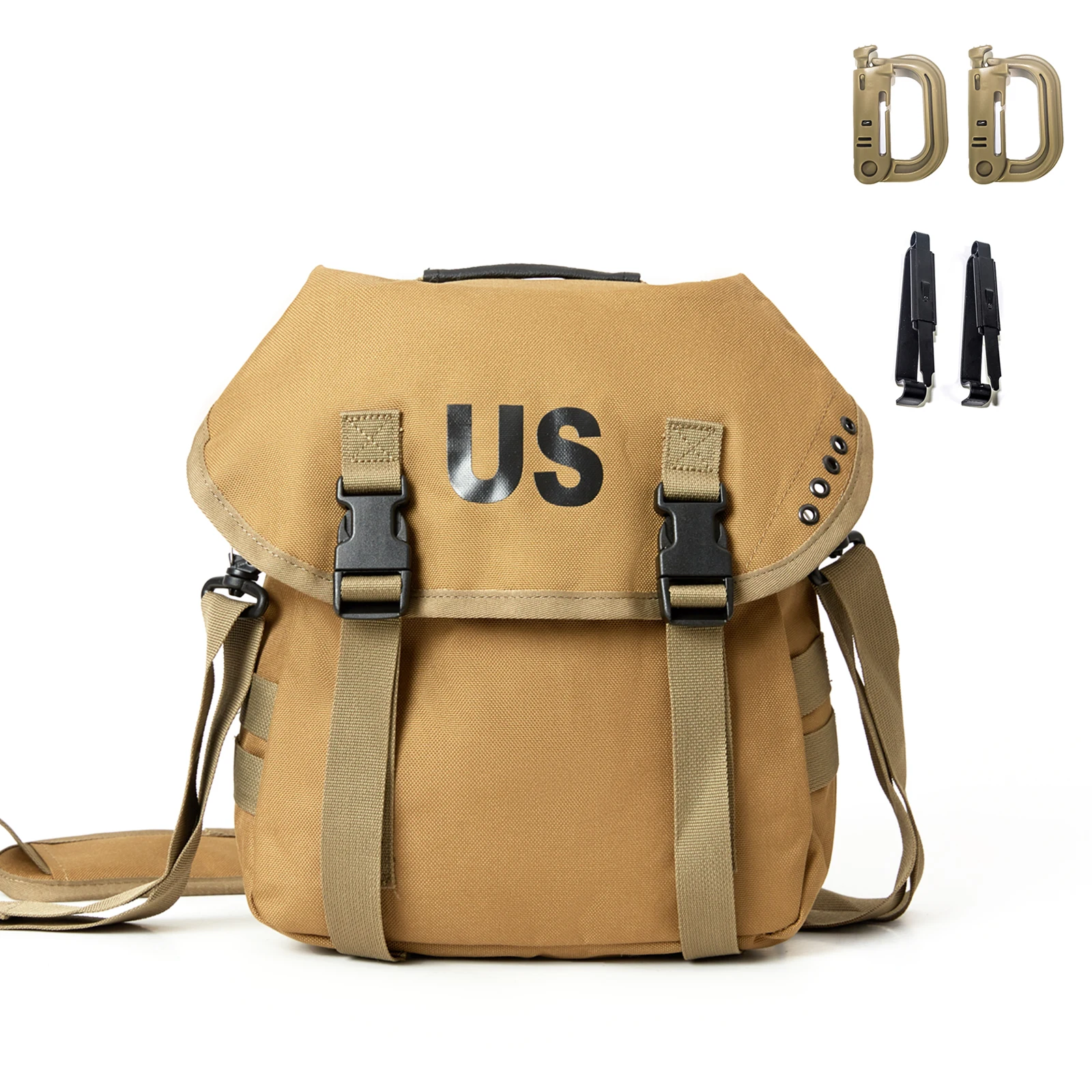 Akmax ALICE Butt Pack Tactical Sling Bag - Coyote Camo