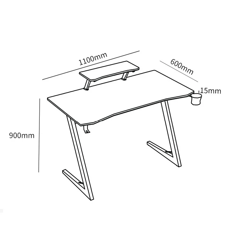 Desk Top Computer Table And Chair Combo Pc L Shape Internet Cafe Gamer ...