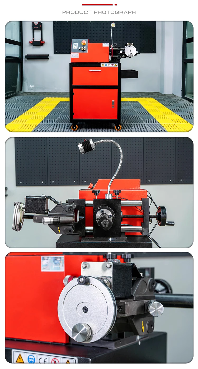 Car Brake Disc Skimming Machine Continuously Variable Brake Disc Repair ...