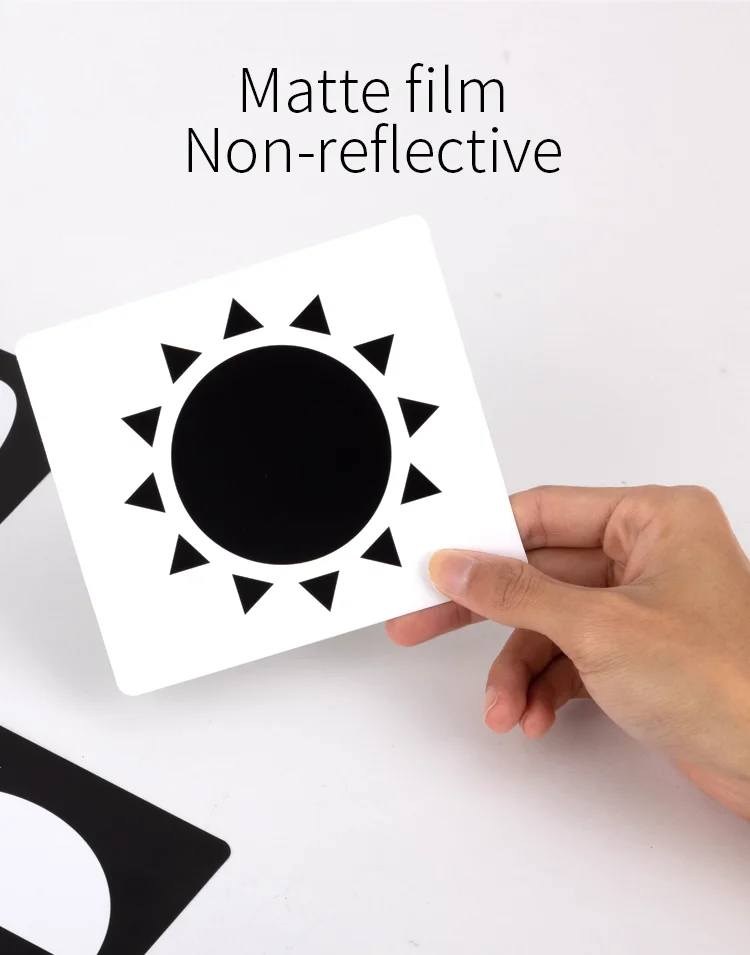 Montessori Baby Toys Black White High Contrast Visual Stimulation ...