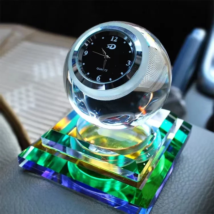 High Quality Creative Crystal Ball Clock Car Freshener Unique Ambient ...
