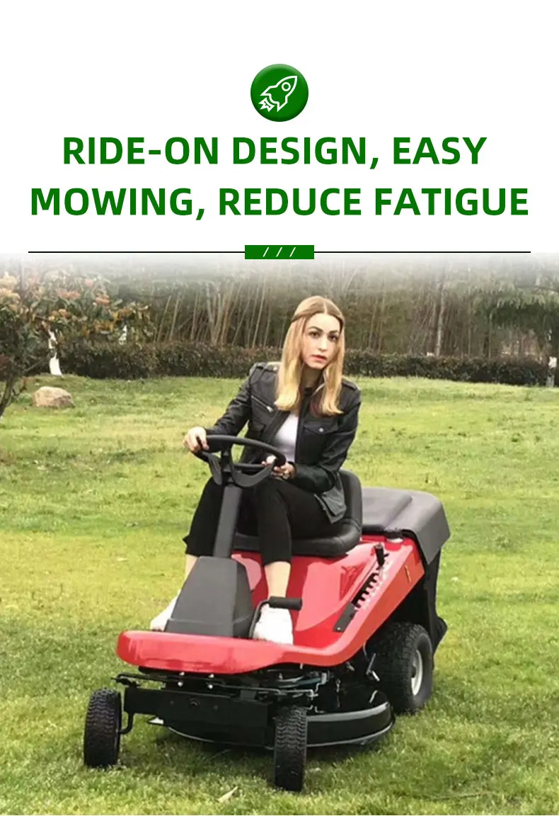 30 Inch 15 HP Tractor Ride on Mower - Efficient Gardening