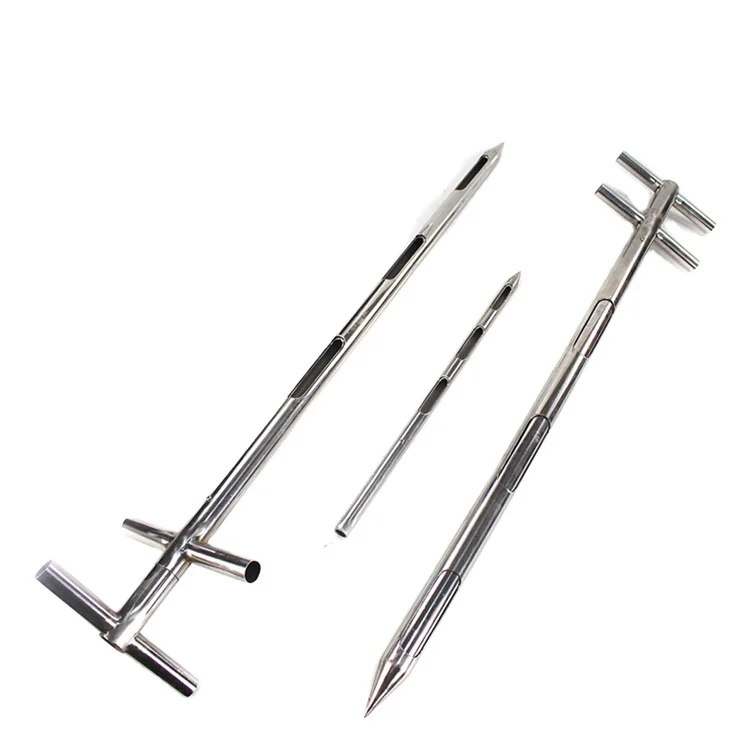 Stainless Steel Grains Powder Sampler Probe - Double Tubes for ...