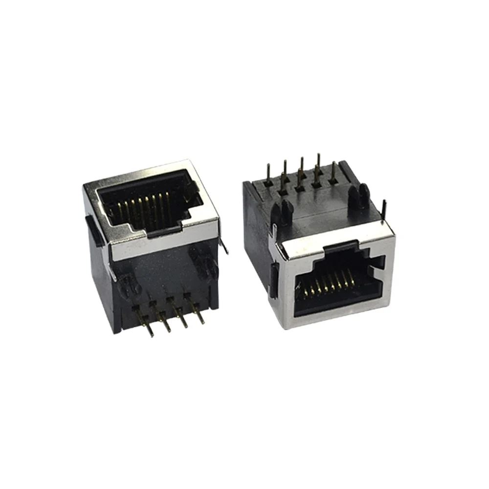 Rj45 Socket Rj45 Shield 8p8c Female Pcb Modular Jack - Buy Shield 8p8c ...