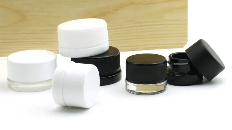 1 Gram Concentrate Container 3ml 5ml 9ml 7ml Clear Round Extract Oil ...