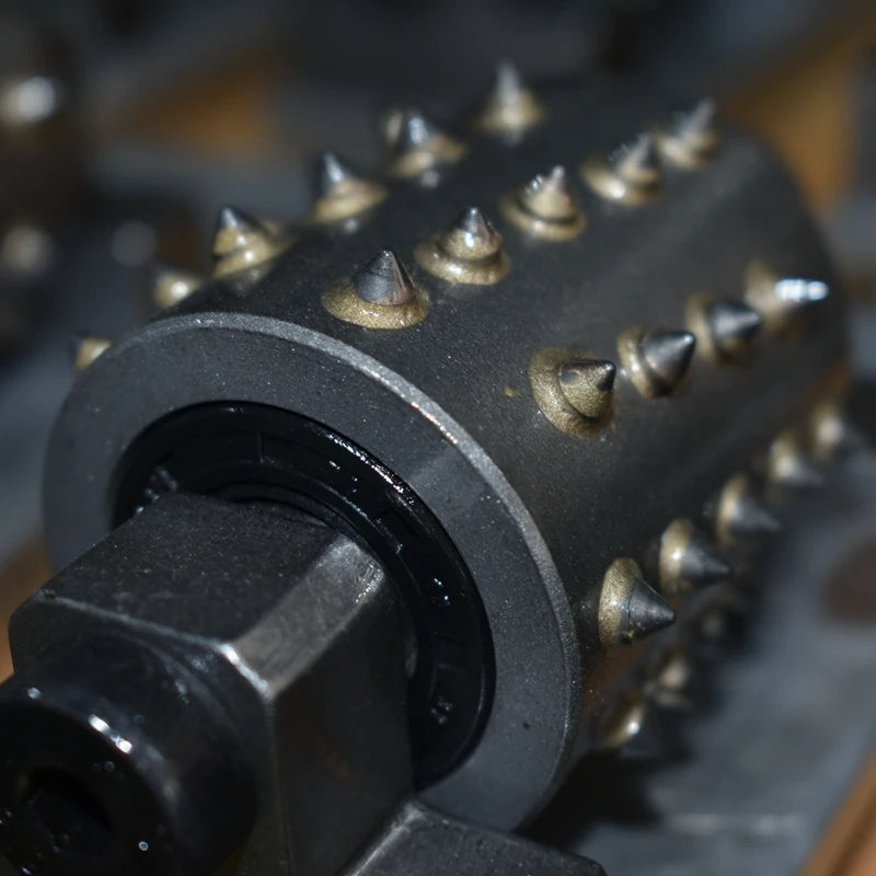 Automatic Grinding Machine with Diamond Fickert Bush Hammer Plate ...