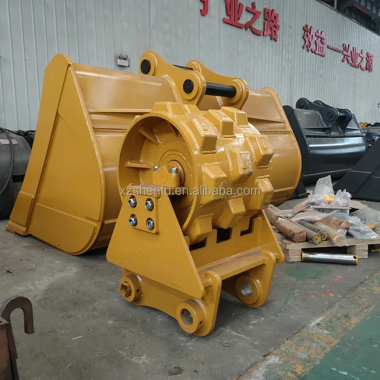 Excavator Mounted Compaction Wheel Attachment Sf Factory Made - Buy ...