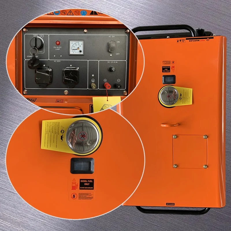 KIPOR 5KW-10KW Portable Silent Diesel Generators for Home & Factory