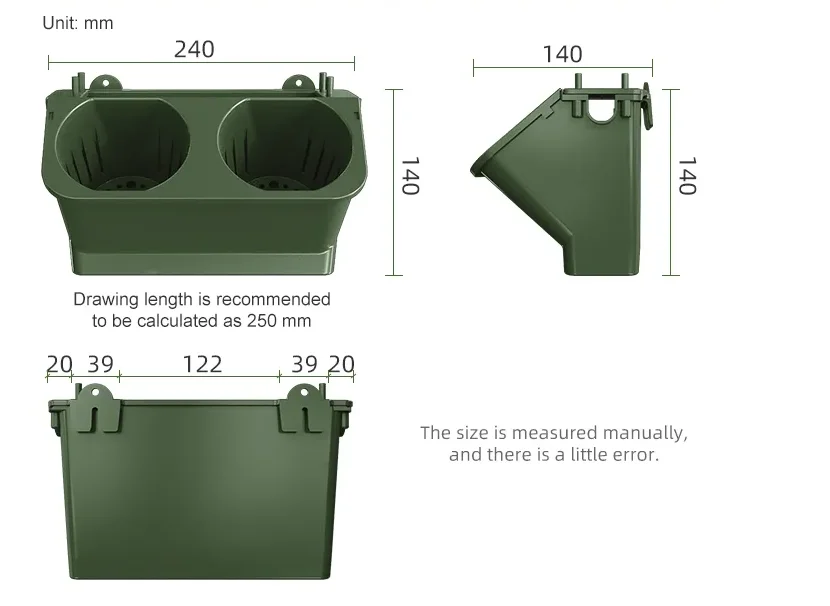 Self Watering Green Wall Pot - Vertical Gardening Solutions