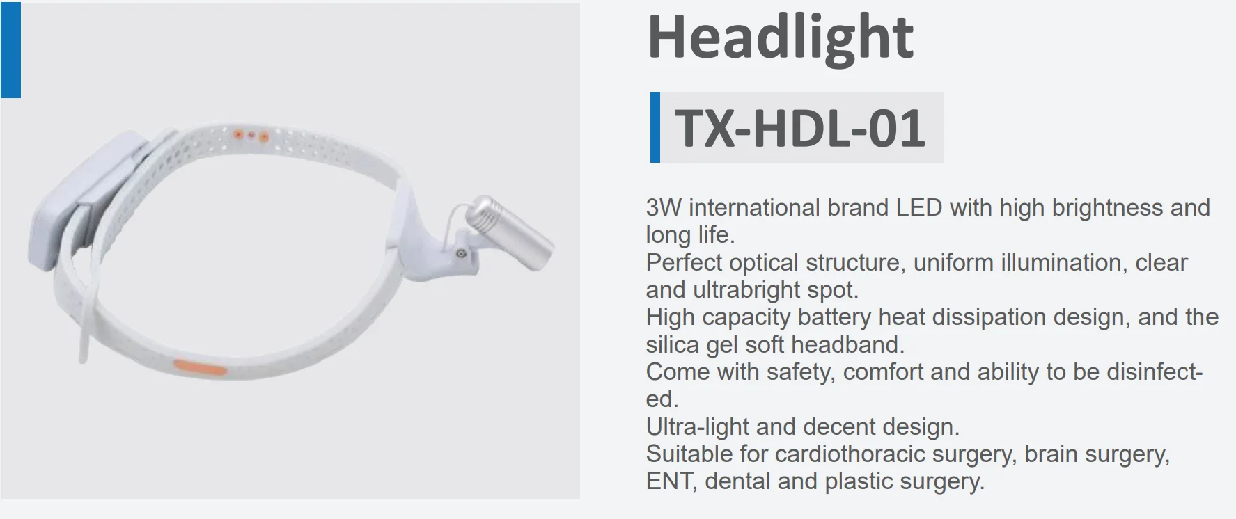 Tx-hdl-01/tx-hdl-02/tx-hdl-03 Aeolus Headlight For Animal Operation ...