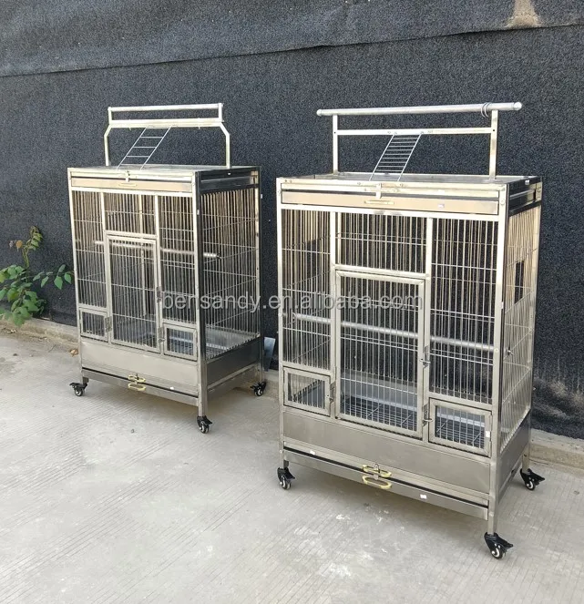 Stainless Steel Parrot Cages - Durable and Versatile