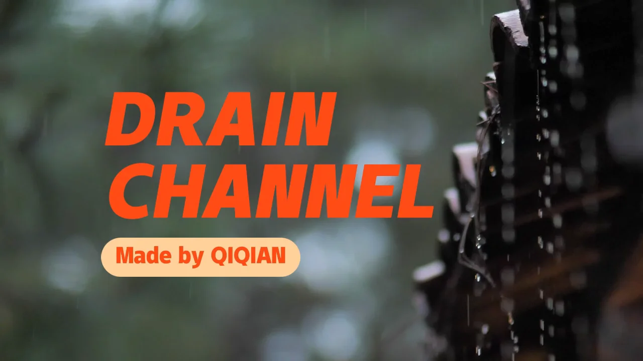 V-shaped U-shaped Drainage Ditch Outdoor Resin Concrete Water Drain ...