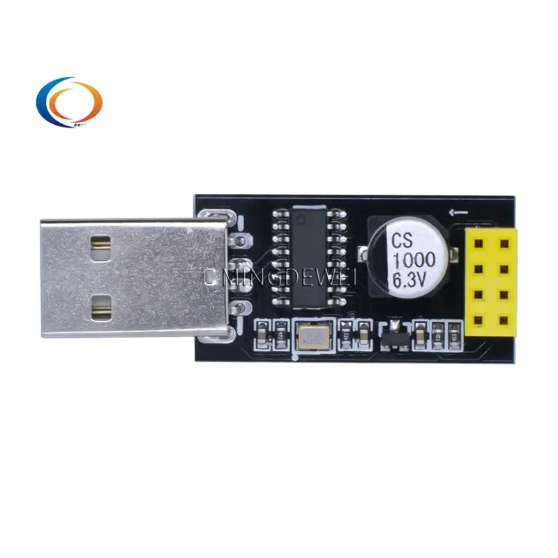 CH340 USB to ESP8266 ESP-01 WiFi Module Adapter Computer Phone Wireless ...