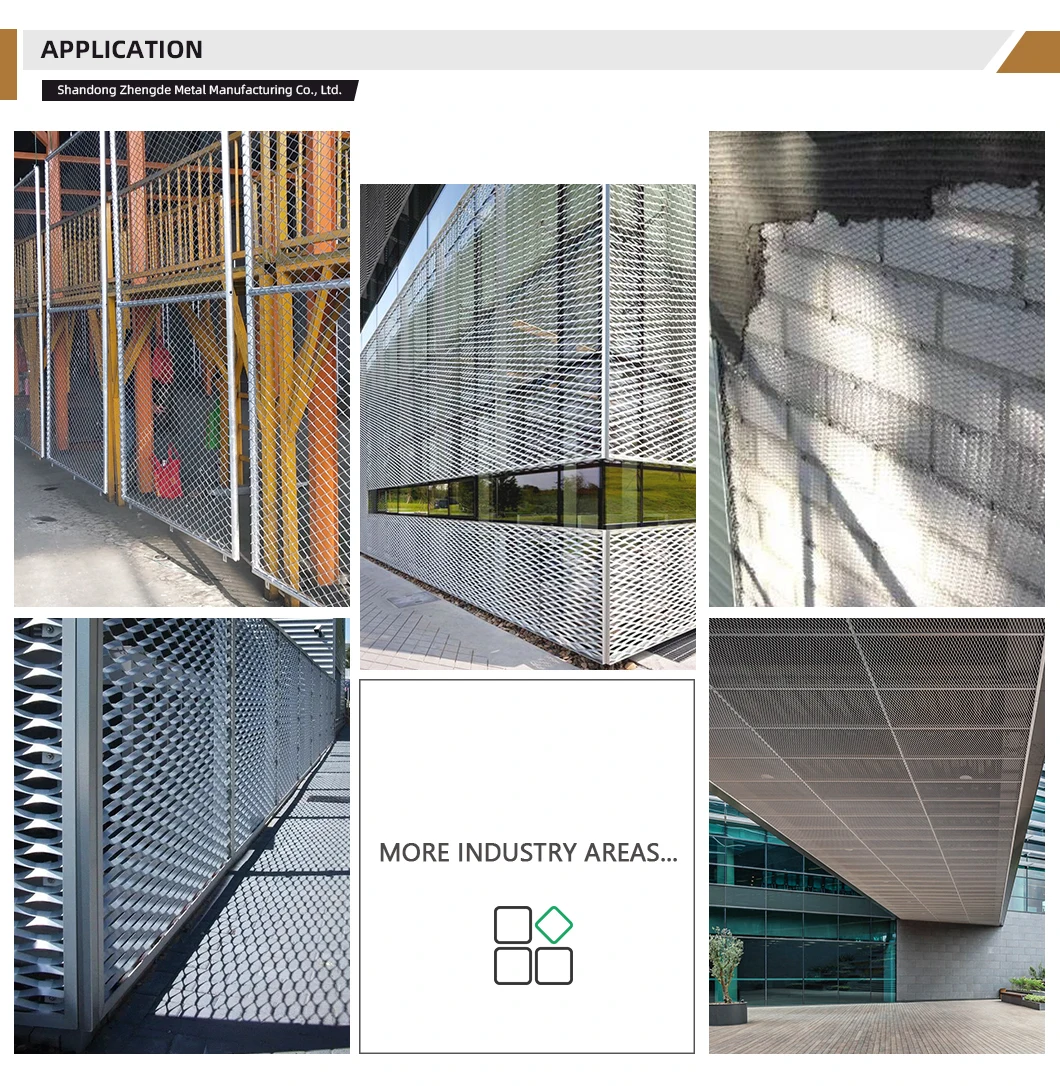 Building Materials Aluminum Expanded Perforated Metal Mesh Customized ...