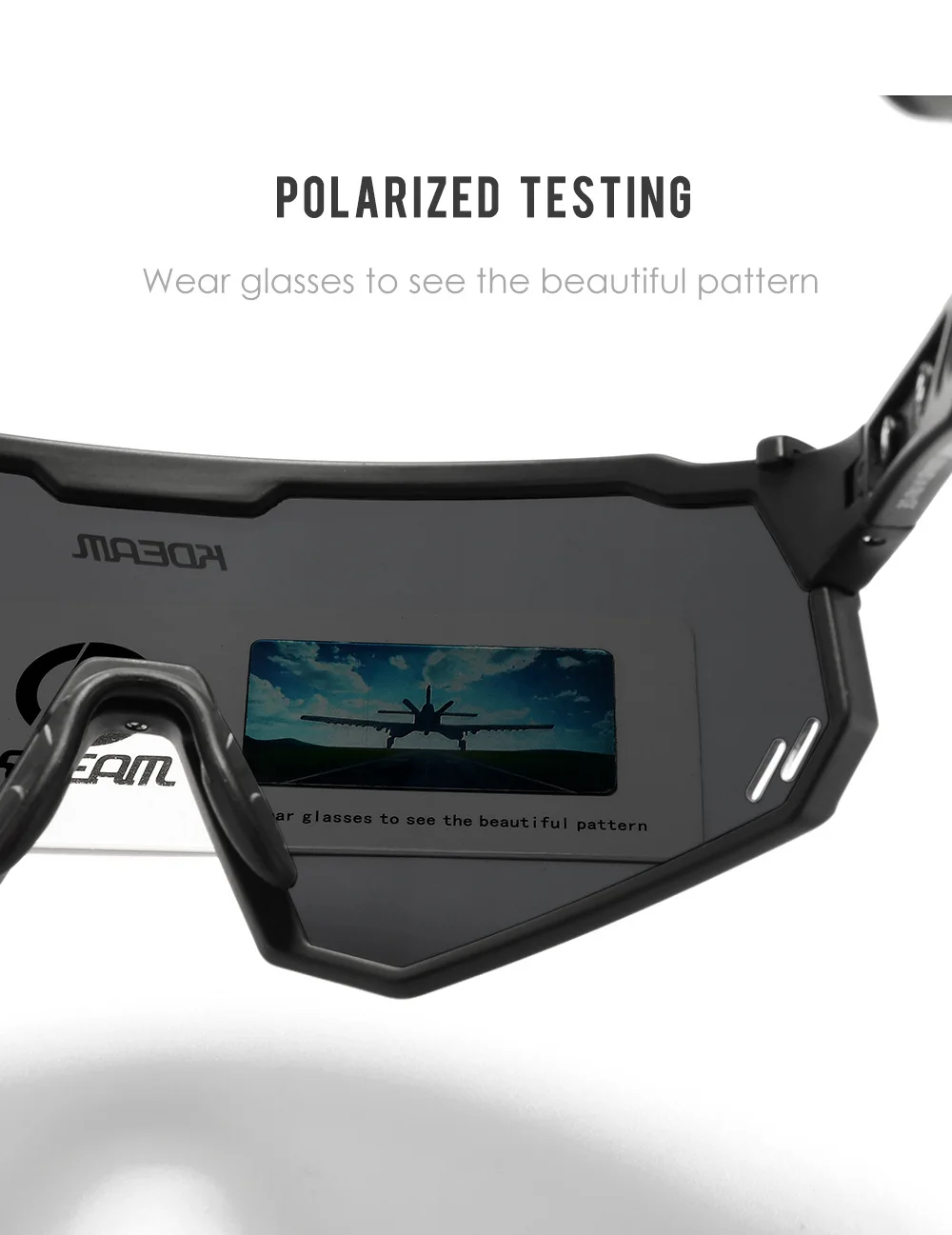 Kdeam Sports Polarized Outdoor Cycling Sunglasses Uv400 Anti-ultraviolet Vipers Eyewear Glasses ...