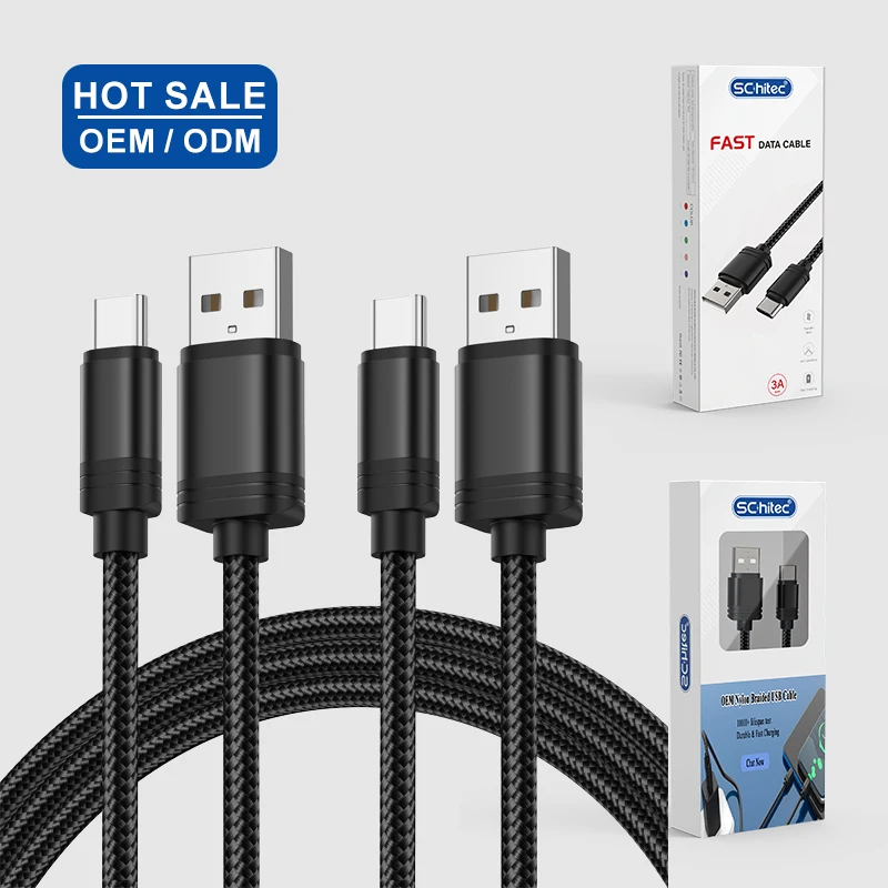 Wholesale Nylon Braided USB Cable - Fast Charging & Data Transfer