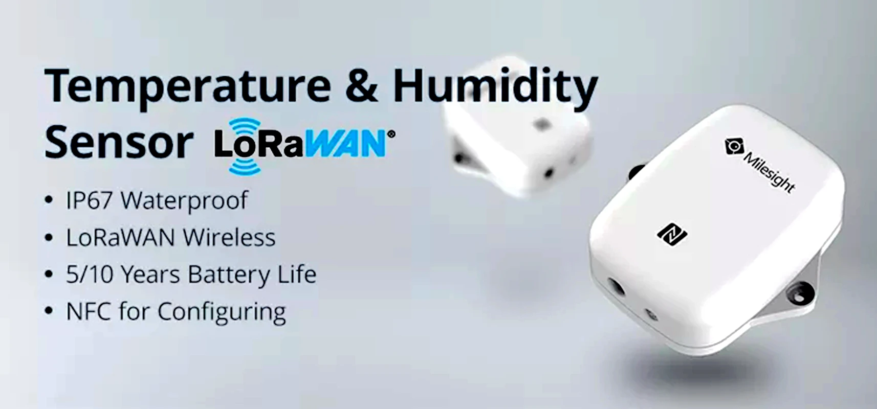 Milesight EM300-TH IP67 Lorawan Temperature and humidity sensor ...