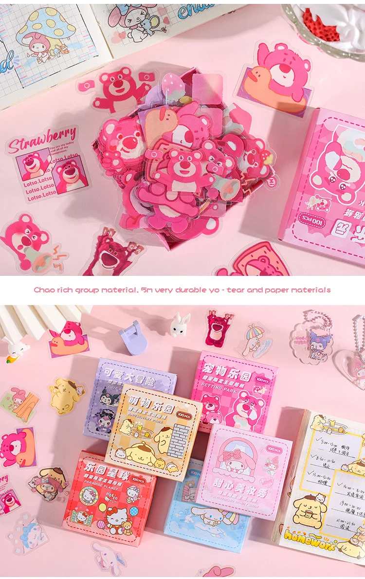 25 Cute Cartoon Hand Account Stickers Waterproof Pvc Children's Hand ...