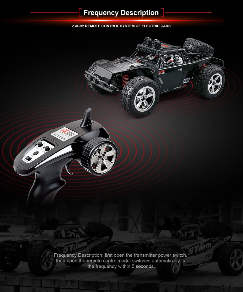 High Speed 30KM/H Desert Eagle RC Car - Adult Fun