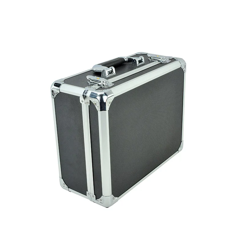 Portable Alu Tool Box Black Aluminum Carrying Case With Big Metal ...
