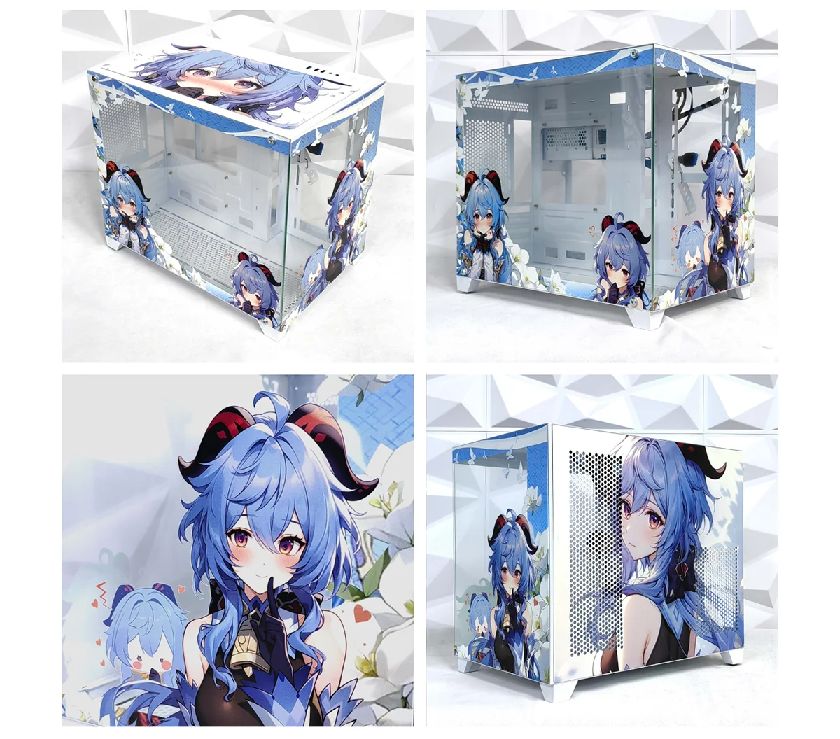 Evangelion Asuka Unit-01 DIY Customized Cartoon PC Case for MicroATX ...