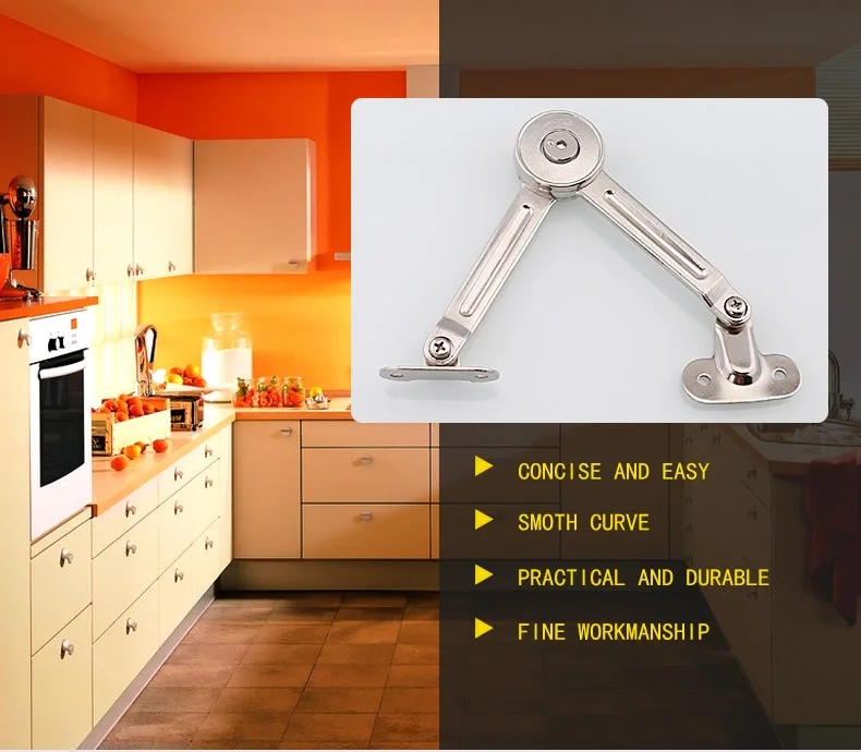 ROEASY Flap Stay Lid Stay up and Over Lift System Cabinet Support Flap ...