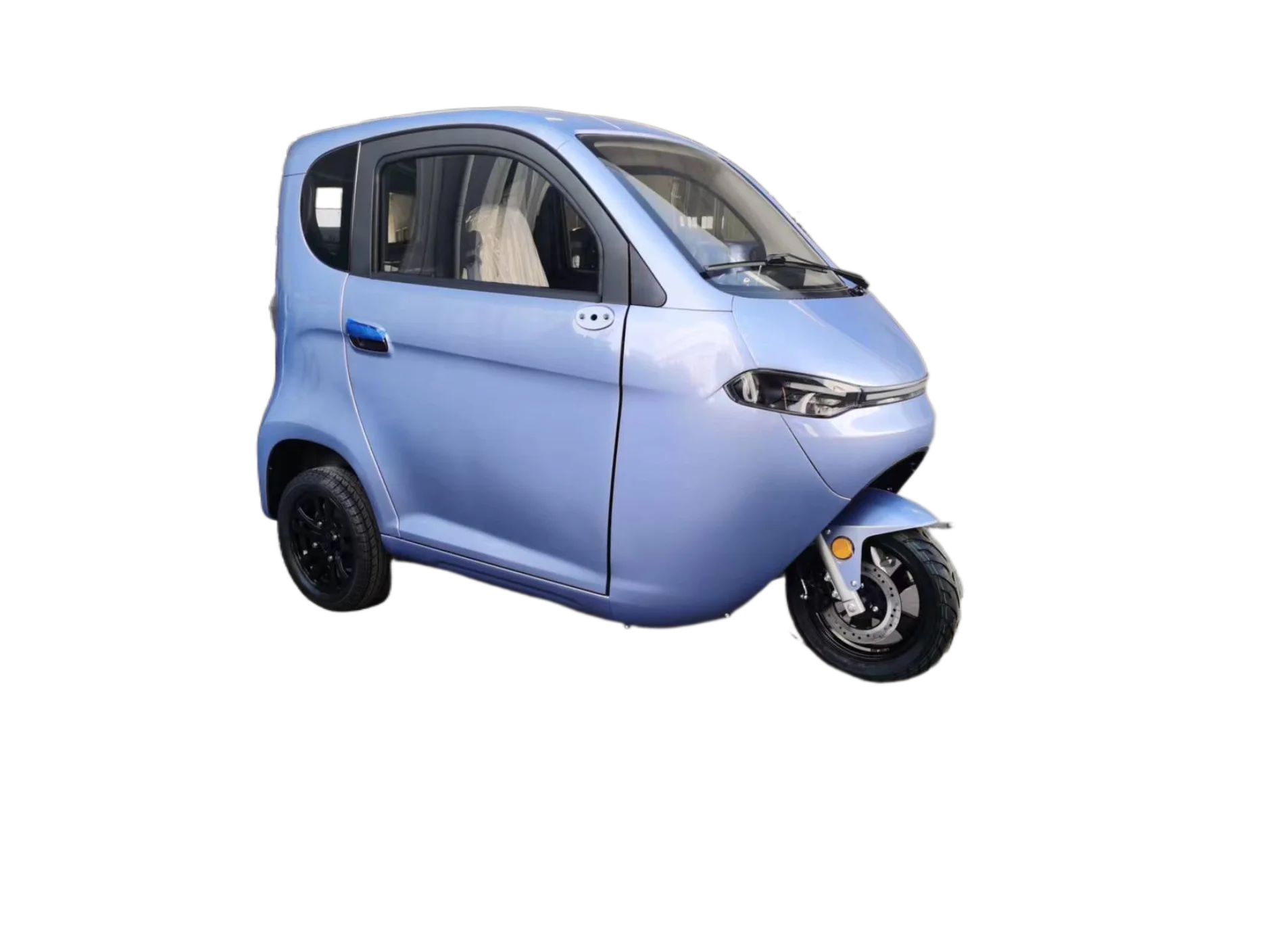 Electric Tricycle Enclosed 3 Wheel Moped Parts Adult Electric Car ...