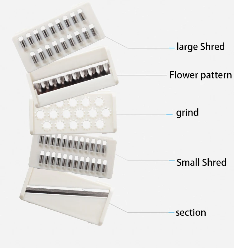 8 In 1 Multi-function Wheat Straw Vegetable Cutter Multifunction ...