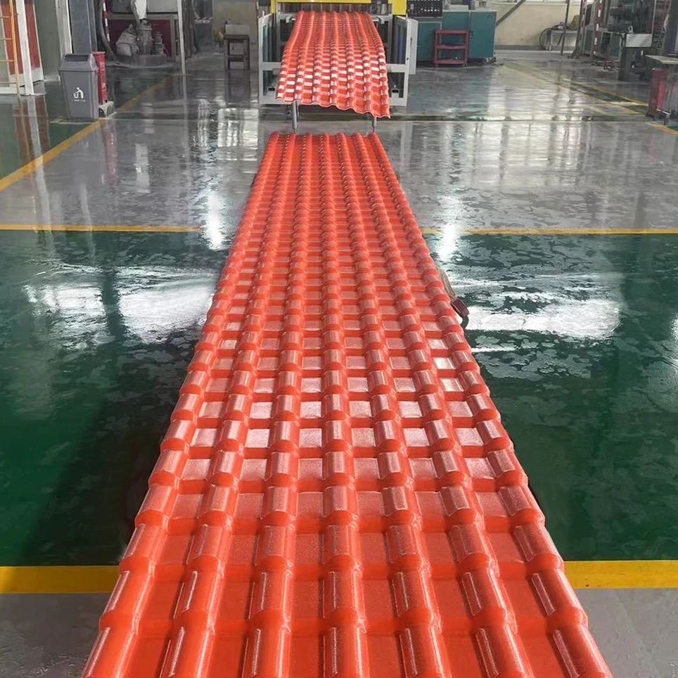 Modern Design PVC Sheet Roof Tiles Upvc Synthetic Resin Telha Tejas De ...