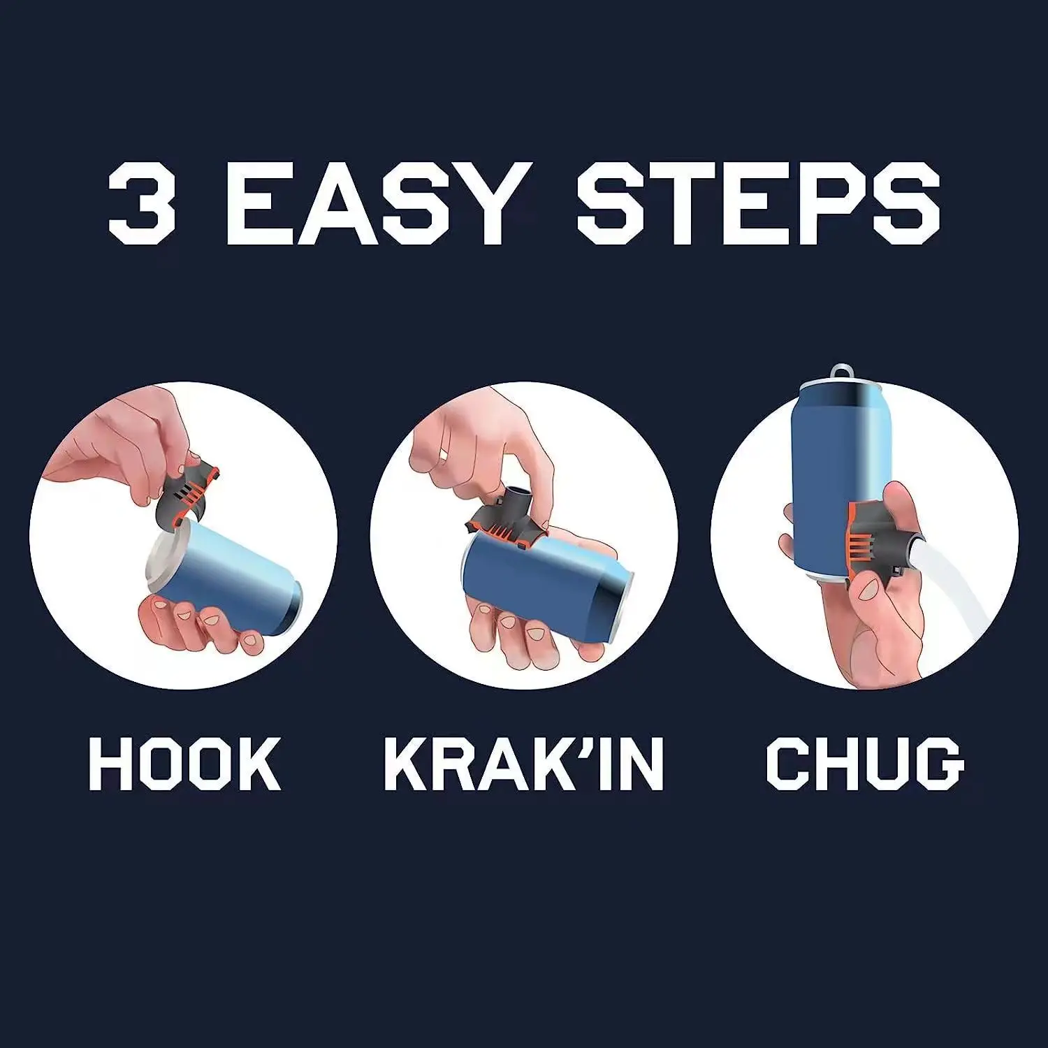 Keychain Design Multifunctional Kraken Beer Shotgunning Tool Beer Can ...