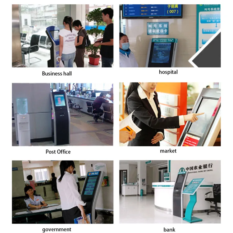 17inch LCD Touch Display Screen - Efficient Queuing Kiosk