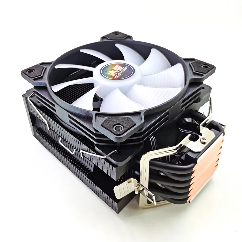 Snowman 6 Heat Pipes Cpu Cooler 120mm Pwm 4 Pin Pc Radiator Quiet For ...