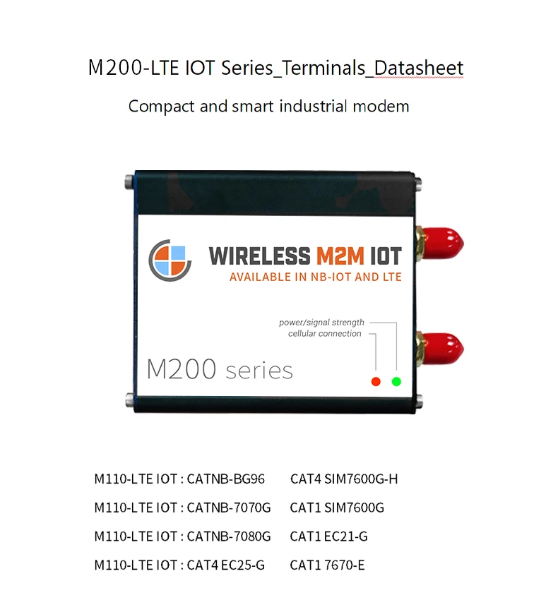 4G LTE MODEM WIRELESS M2M IOT M200 Series 4G CAT1 EC21G A7600G Module ...