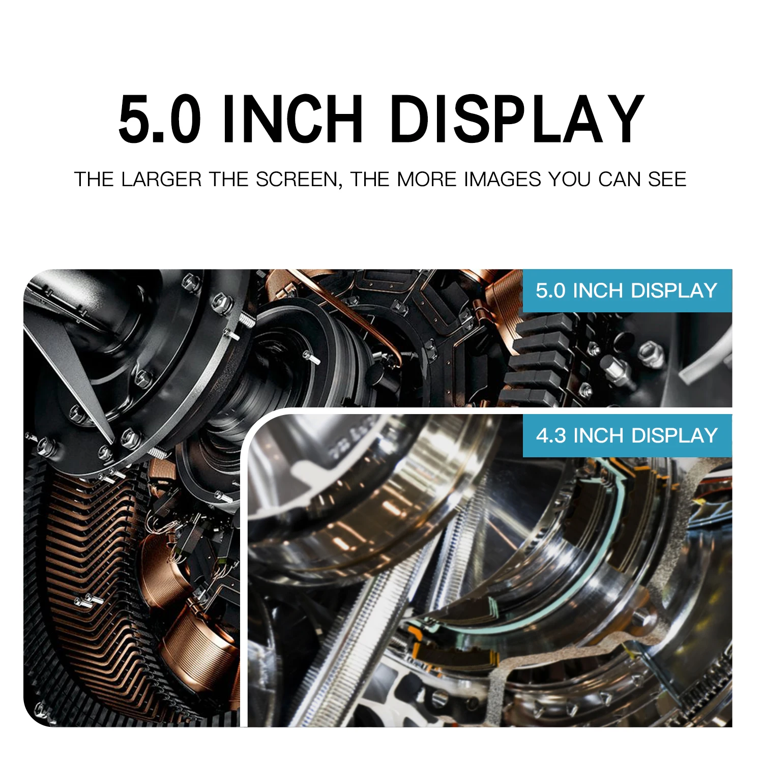 Inskam Endoscope Camera 1080p Hd 5'' 5.5mm Snake Camera Sewer Plumbing ...