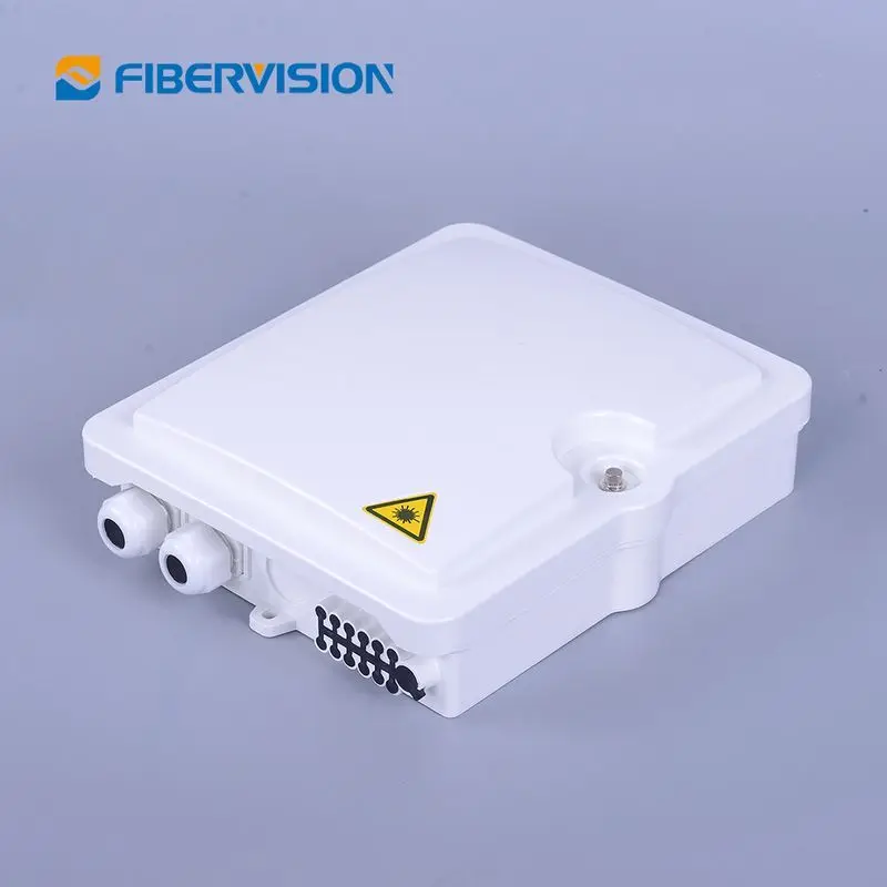 12 Core Fiber Distribution Box Ftth Optic Terminal Fat Box Fdb Sc Fiber Adapter Wall Mount Fiber ...