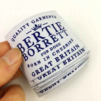 Fashion Customized Washable Main Woven Back Neck Label For Clothing ...