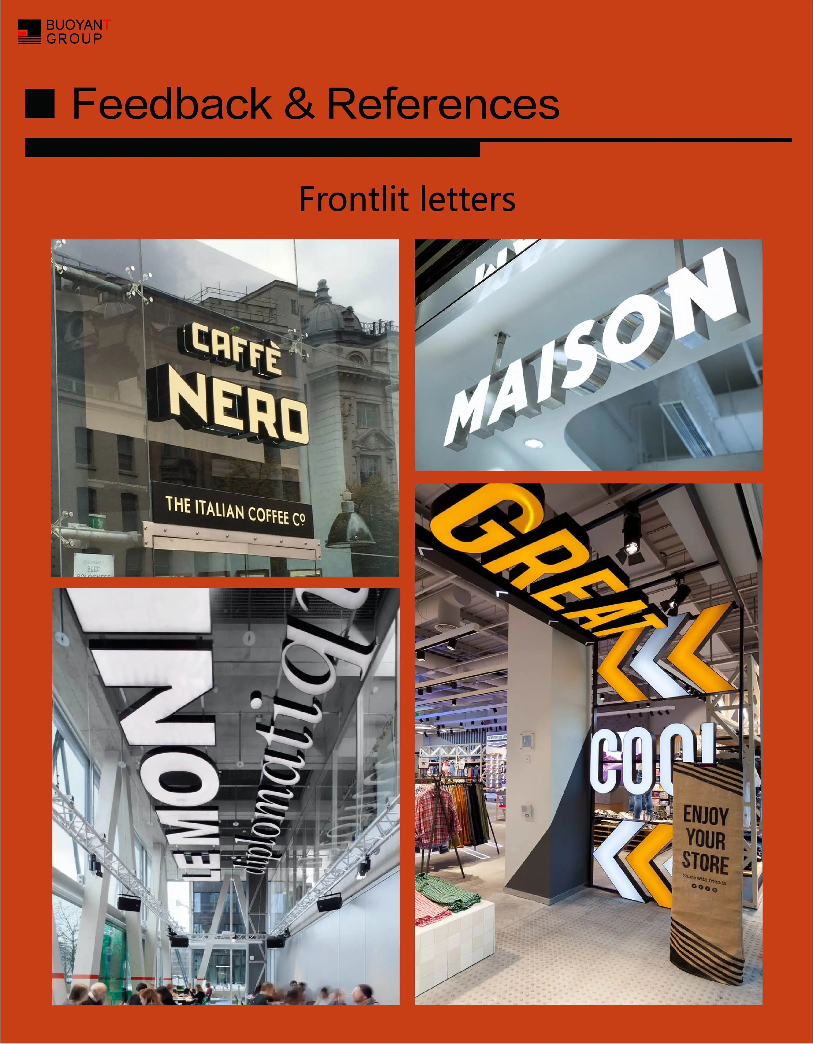 Custom Outdoor Acrylic Signage 3d Led Illuminated Advertising ...