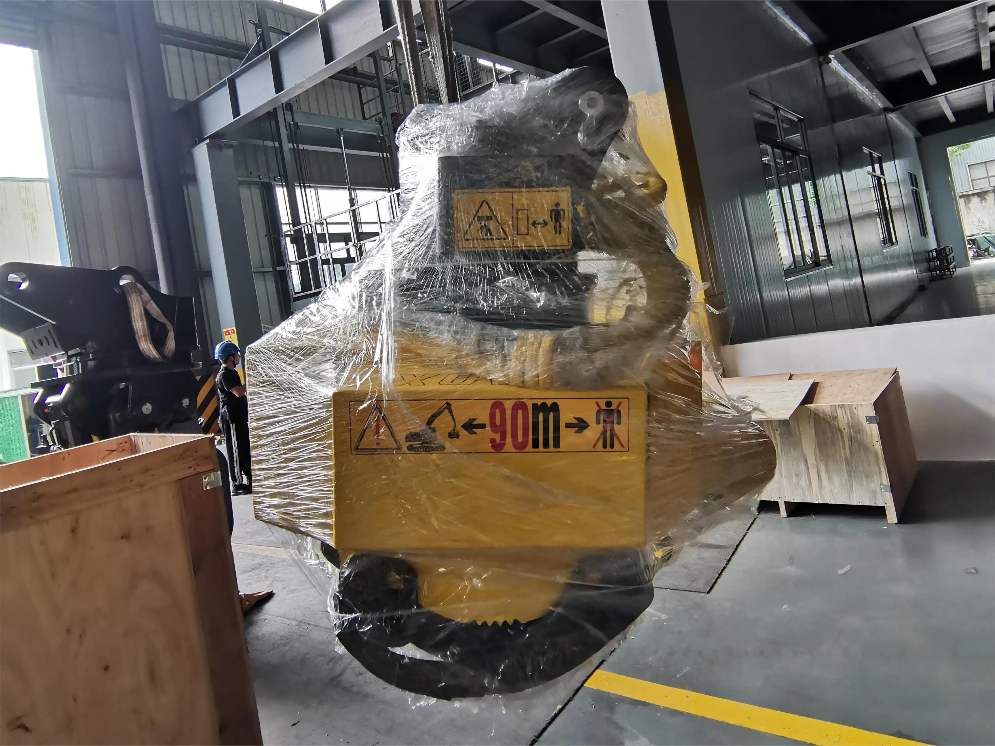 Xuvol Grab Shear Machine Rotating Hydraulic Wood Cutter With Log ...