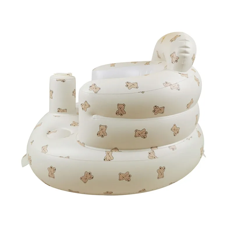 Portable Legless Folding Chair Sofa Plush Baby Little Bear Learns To ...
