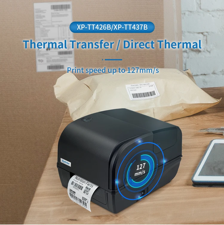 Xprinter XP-TT426B/XP-TT437B - Efficient Thermal Printers