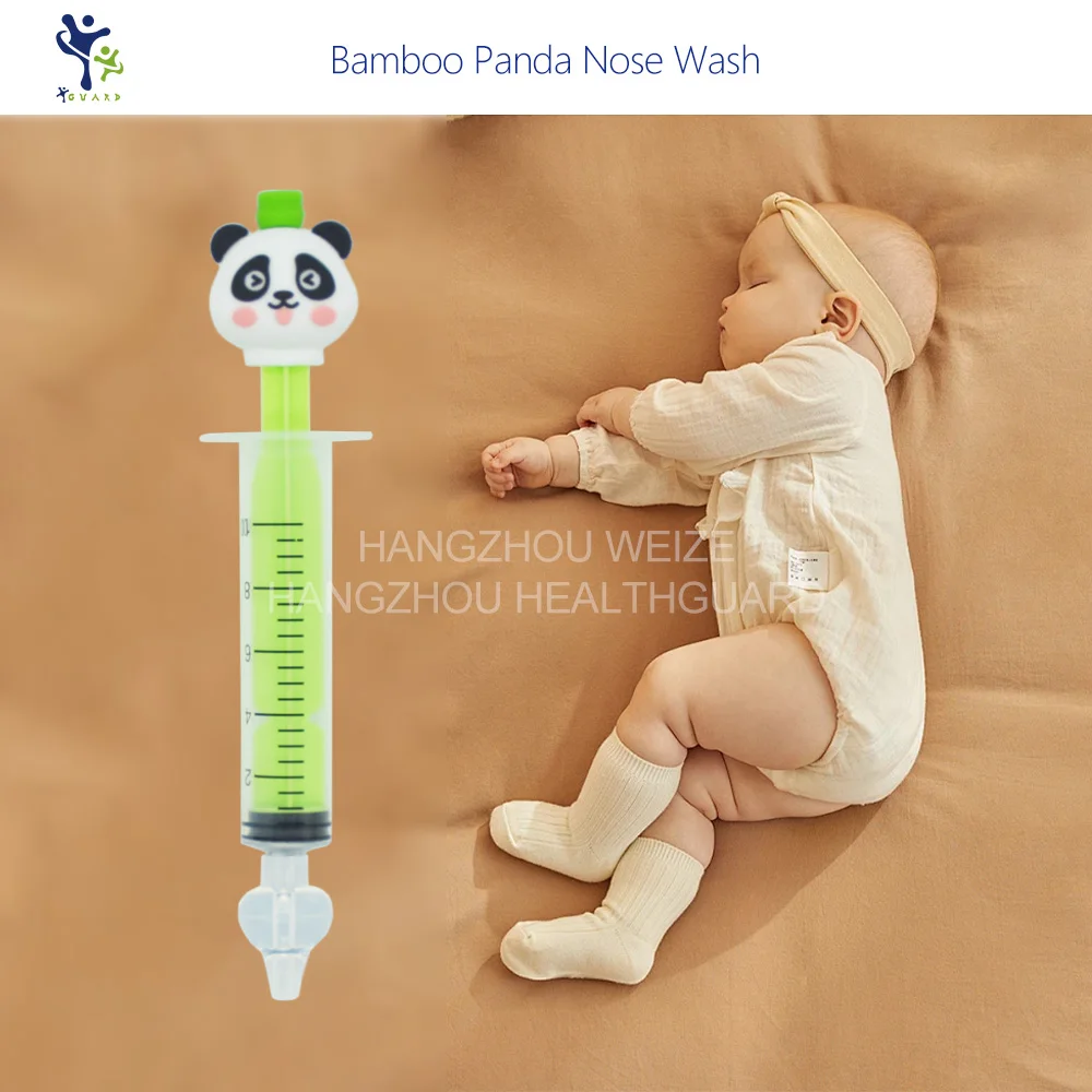 Brand New Panda Nasal Irrigator WEIZE Exclusive Saline Solution Baby ...