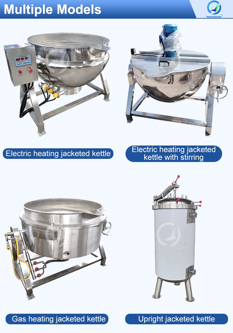 Ocean Industrial Marmita Mezcladora Gas Cook Sandwich Pot Jam Cook ...