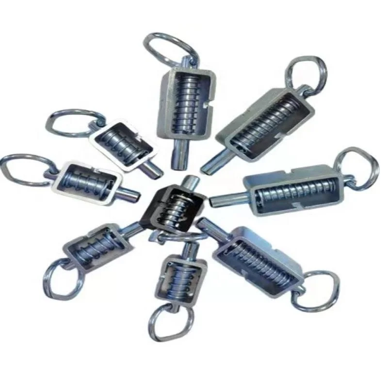 Heavy Duty Spring Loaded Barrel Bolt Latch Pin - Secure Doors