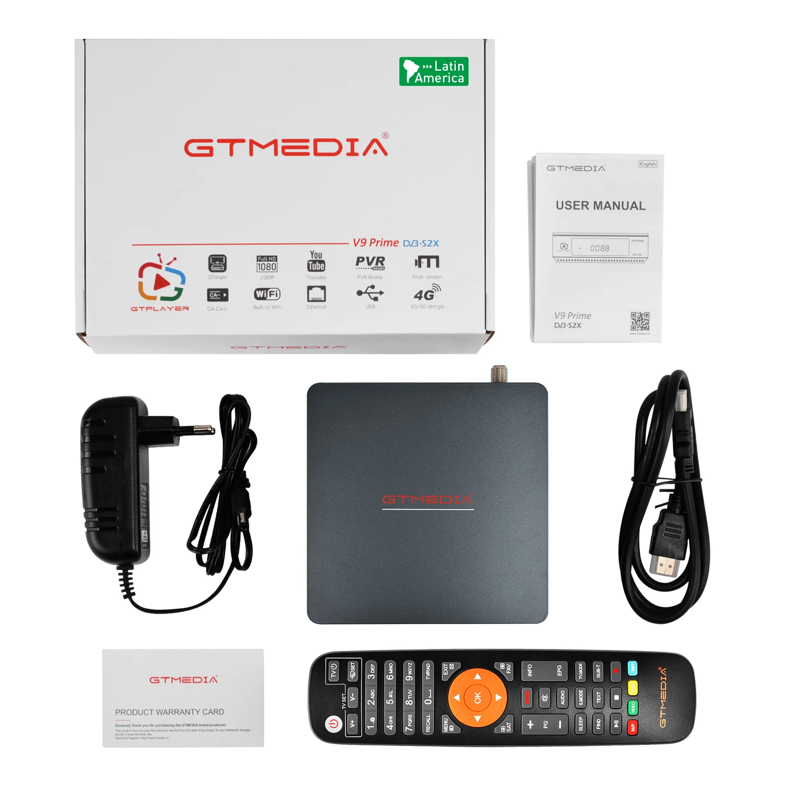 Alibaba.com: GTmedia V9 Prime IKS Service Satellite Receiver supports ...