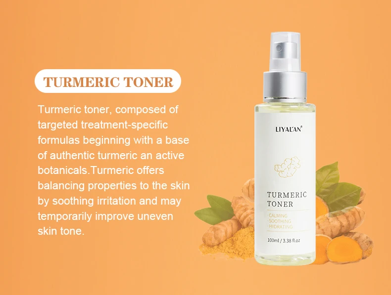 Tumeric Facial Anti Acne Brightening Private Label Skincare Lightening ...