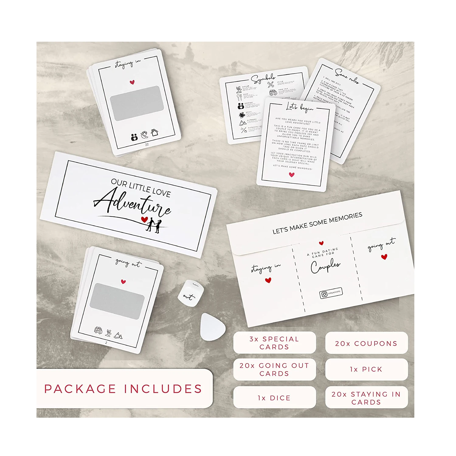 Custom Date Night Cards Game For Couples Scratch Off Card Deck For ...