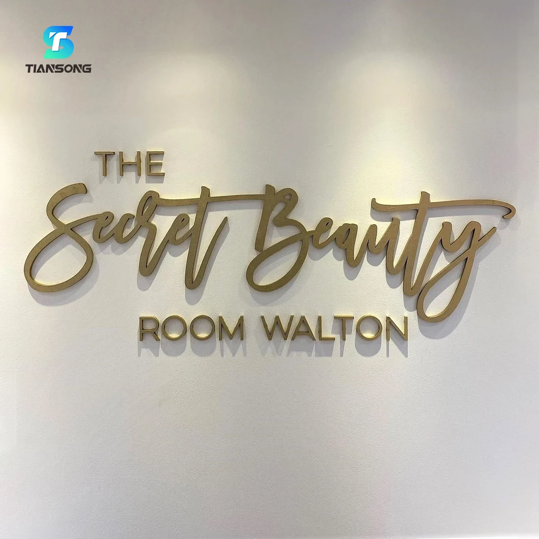 3D Acrylic Signage - Durable Stainless Steel Storefront Letters