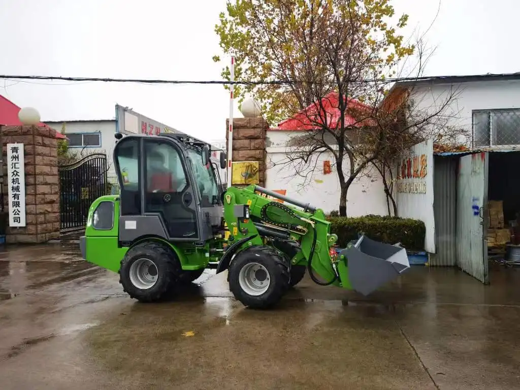 Hersteller HZM810T Mini-Lader 4WD heißer Verkauf mit CE Mini-Radlader ...